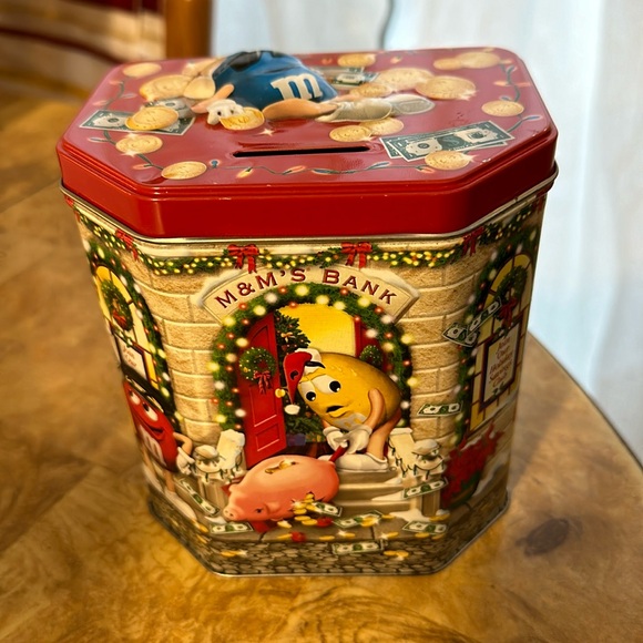 M&M'S | Other | Mms Metal Bank Limited Edition Canister Bank From 203 ...